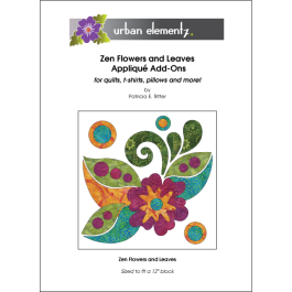 Zen Flowers and Leaves - Applique Add On Pattern